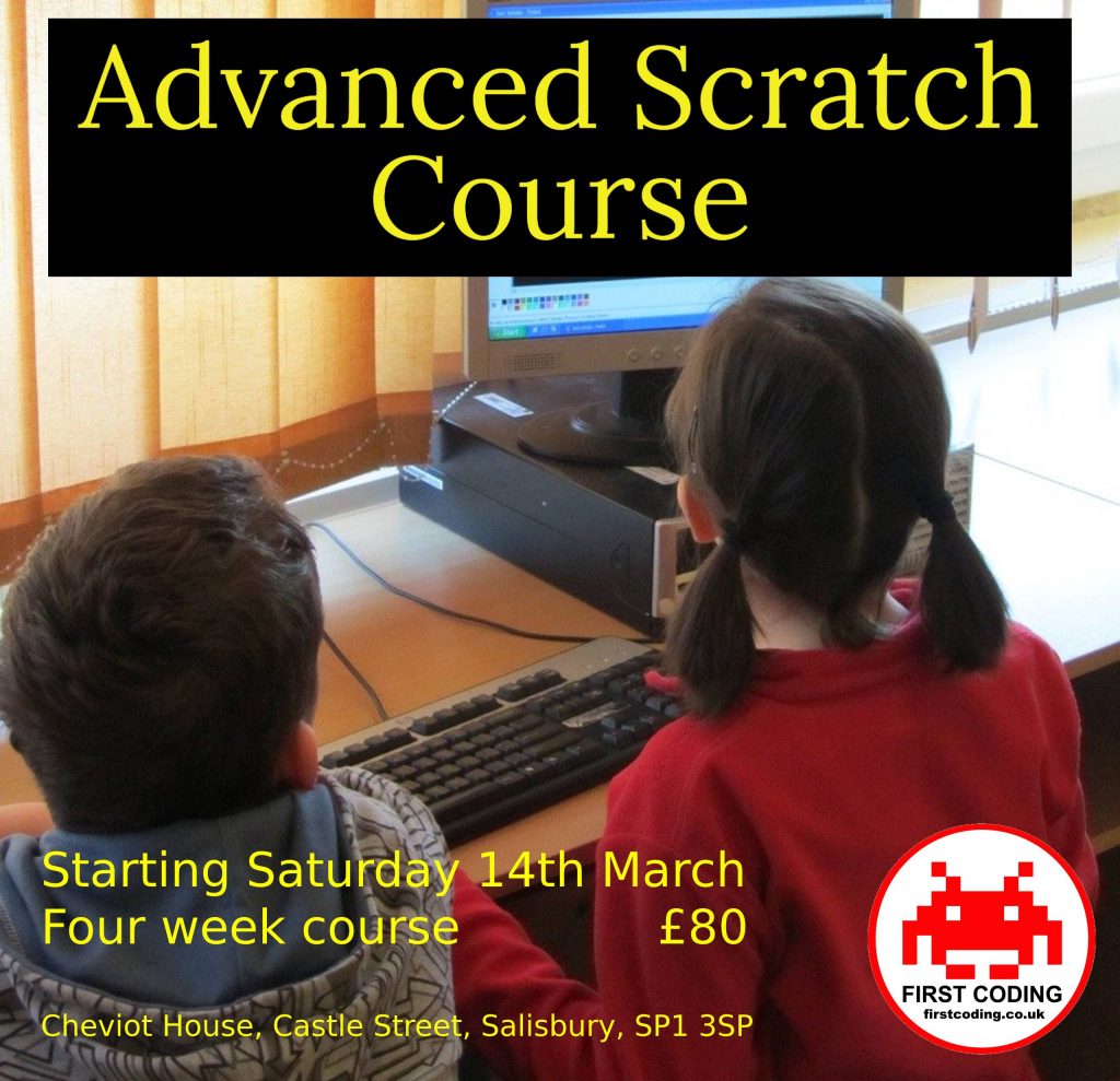 Advanced Scratch Course Starting in March – First Coding