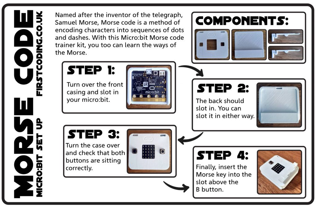 Microbit Morse Code Kit – First Coding